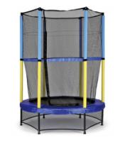 China 12FT Outdoor Trampoline with Safety Enclosure PE Black for Kids Adults Backyard Fun for sale