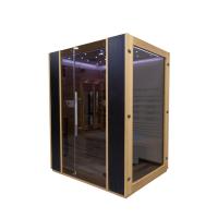 China Luxury 4 Person Low EMF Carbon Panel Heater Home Infrared Sauna with WiFi Control for sale