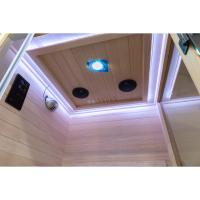 China 1 Person Full Spectrum Carbon Heater Indoor Wooden Infrared Sauna 90x90x190cm for sale