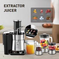 China Household All In One Juicer Machine 85mm Wide Chute Stainless Steel 3 Speed for sale