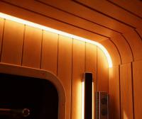 China Sitting Quietly in The Hemlock Cube Sauna Room for sale