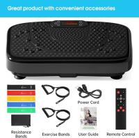 China 200W Vibration Plate Exercise Machine 120 Speeds 9 Modes for Lymphatic Drainage Weight Loss for sale