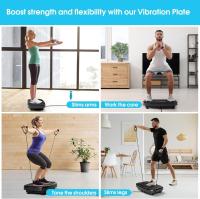 China 200W Vibration Plate Exercise Machine 120 Speeds 9 Modes for Lymphatic Drainage Weight Loss for sale