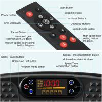 China 200W Vibration Plate Exercise Machine 120 Speeds 9 Modes for Lymphatic Drainage Weight Loss for sale