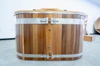 China Cold Therapy Ice Bath Wooden Tub 306 Stainless Steel 1HP Chiller 110V 220V for sale