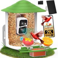 China Visible Bird Feeder Featuring Consumption and Built In 4000mA Battery with Type C Interface and Two Way Audio Support for sale