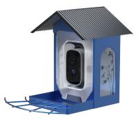 China Iron Smart Bird Feeder 5MP AI Recognition 4000mAh Battery Solar Charging IP65 Outdoor for sale