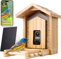 China BAMBOO  WOODEN SMART BIRD FEEDER for sale