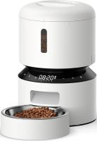 China Smart Pet Food Dispenser 5L with 2K Video Monitoring and Dual Band WiFi for sale