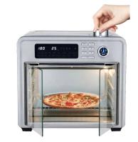 China 28L Double Door Air Fryer Oven 1700W Stainless Steel Transparent View for sale