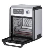 China Stainless Steel Air Fryer Oven 14L 1500W Dual Fan Multi Cooking Presets for sale