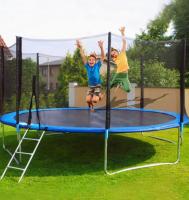 China MG 12FT Outdoor Trampoline with Safety Enclosure and Reinforced Springs for Family Fun for sale