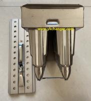 China Customized rocket shape popsicle molds unique ice cream molds ice pop molds in stainless steel with stick holder for sale