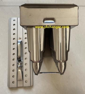 China Customized rocket shape popsicle molds unique ice cream molds ice pop molds in stainless steel with stick holder for sale