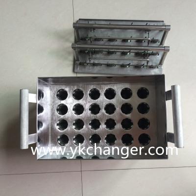 China Italian type 4x6 stainless steel ice cream mould frozen pop mold popsilce mold basket for sale