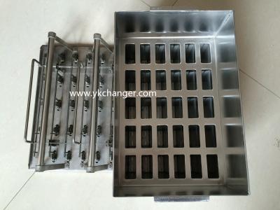 China 4oz Holanda Tipo Paletas Tray Mould Popsicle stainless steel ice pop mold ice lolly mould for sale