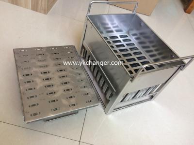 China Ice cream freezer mould stainless steel Ice lolly frozen machine mould with stick holder for sale