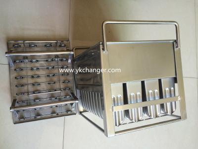 China Popsicle molds set stainless steel mold ice cream commercial use manual with stick holder for sale
