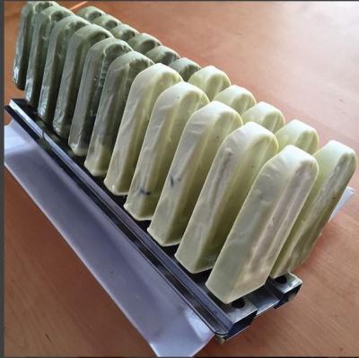 China Metal ice pop mold popsicle mold stainless steel box ice cream mold with stick extractor for sale