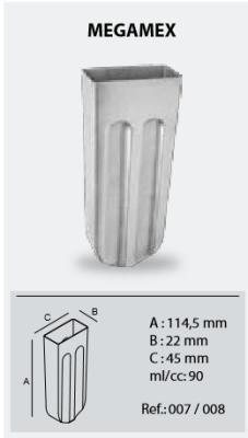 China Ice cream molds stainless steel ice cream mould SS brida megamid megamex high quality for sale