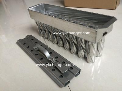 China Stainless steel ice lolly mold drill spiral shape ice cream mold frozen pop mold ice mold for sale