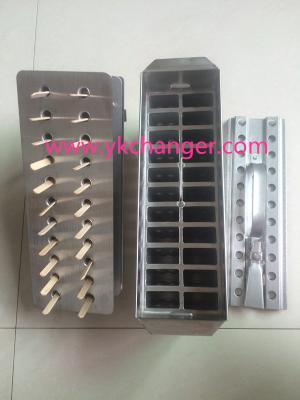 China Stainless steel ice popsicle moulds 2x11 22cavities 90ml megamix fit finamac Turbo 8 for sale