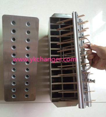 China Popsicle mold stainless steel ice form molds 2x11 22cavities 90ml megamix ataforma type for sale