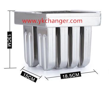 China Ice cream popsicle mold DIY home use 8cavities high quality food grade with stick holder for sale