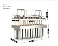 China Stainless ice cream molds tray freezer use only 5 different size for you to select for sale