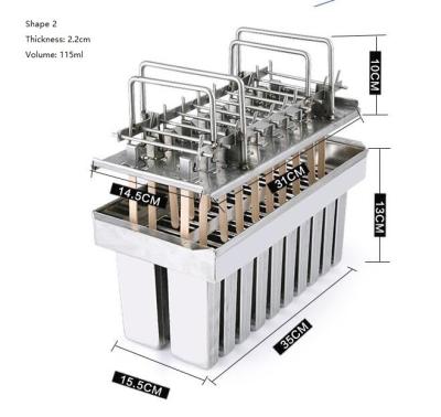 China Stainless steel molds popsicle freezer use only 5 different size for you to select for sale