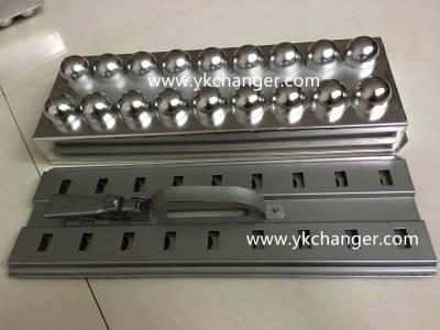 China Ice cream shape mold customized stainless ice lolly mould  2x9 23ml bombom ataforma type with stick holder high quality for sale