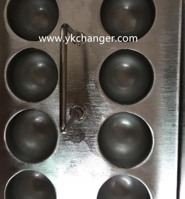 China Ice cream form mold customized stainless ice lolly mould  2x9 23ml bombom ataforma type with stick holder high quality for sale