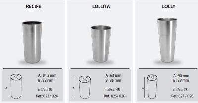 China Ice lolly kulfi molds Ice cream Khulfi moulds 2x9 18cavities volume as per buyer requests with stick extractor for sale