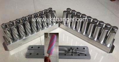 China Stainless steel popsicle molds lolata stampe 2x9 95ml drill and 117ml lolly bar ituzinho with stick extractor for sale