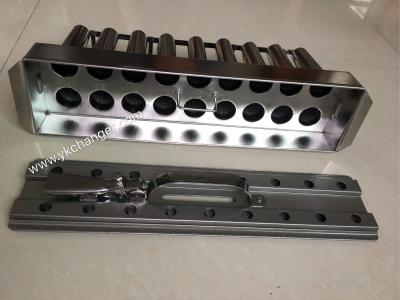 China Frozen pop ice molds stainless steel 2x9 18cavities 35ml to 100ml with stick holder plasma robot welding semi industrial for sale