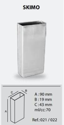 China 70ml ice cream molds skimo stainless steel popsicle molds ice lolly moulds brazil type ataforma type with extractor for sale