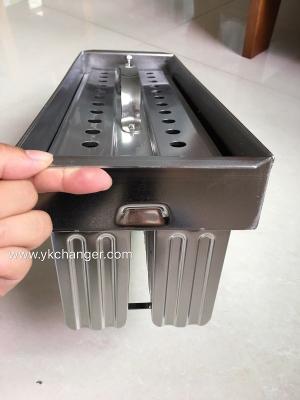 China Stainless steel ice cream moulds popsicle molds 2X13 106ml robotic welding high quality with stick holder commercial use for sale