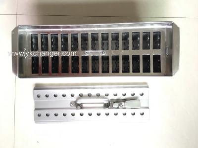 China Stainless steel ice pop molds popsicle molds 2X13 106ml robotic welding high quality with stick holder commercial use for sale