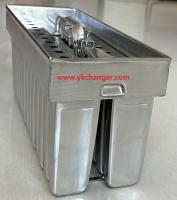 China Customized ice pop molds stainless steel brazil type with stick extractor 2X13 26cavities 125ml for sale