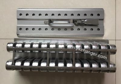 China Stainless steel ice lolly molds ice cream moulds magnum shape 86ml 2X13 ataforma type with stick holder commercial use for sale