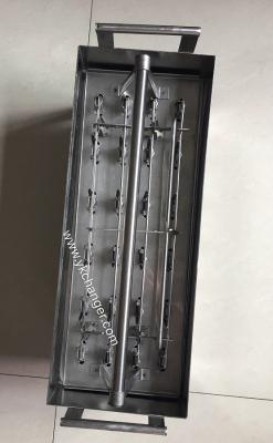 China Gelato ice cream molds stainless steel italian type gelato molds stick house 4x6 24 sticks with stick holder for sale