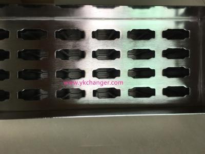 China Stainless steel ice popsicle molds ice cream molds italian type gelato molds stick house 4x6 24 sticks with stick holde for sale