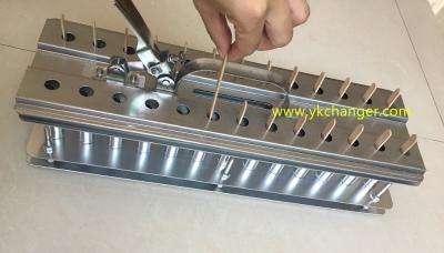 China Finamac Stick alignment for paletas ice cream molds 2x13 26tubes plain helix type full aluminum food grade high quality for sale