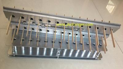 China Ataforma stick aligner for paletas ice cream molds 2x13 26tubes plain helix type full aluminum food grade high quality for sale
