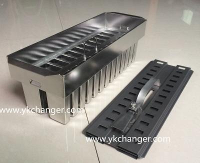 China Stainless steel ice lolly moulds factory material food grade 2x13 26pieces Mexican paletas high quality ataforma type for sale