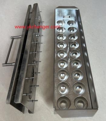 China Stickless ice cream extractor ice cream molds with stickless extractor 2X9 23ml 11ml bombom ataforma type for sale