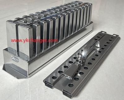 China 55ml cuboid shape ice cream mold ice pop molds popsicle molds with stick holder extractor 28cavities brazil type for sale