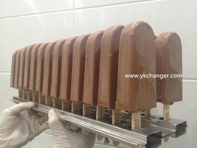China Stainless steel ice lolly moulds commercial use 2x13 108ml 26sticks with extractor high quality for sale