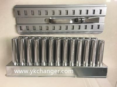 China Stainless steel Ice lolly molds commercial use 2x13 26sticks 83ml with stick holder ataforma type for sale