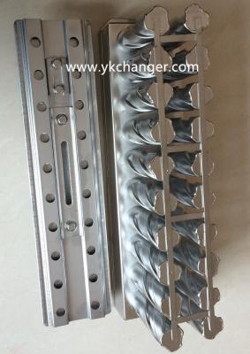 China Popsicle ice cream molds ice lolly molds stainless steel 2x9 18STICKS 85ml Drill shape with stick extractor for sale
